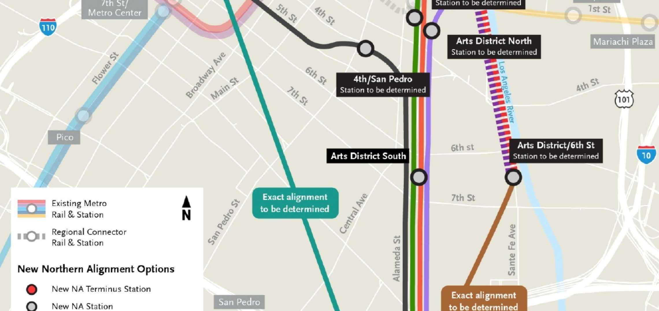 How Should the West Santa Ana Branch Approach DTLA? | Urbanize LA