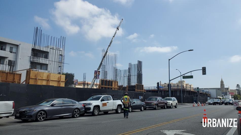 Two mixed-use projects on the rise across the street from Sony Pictures ...