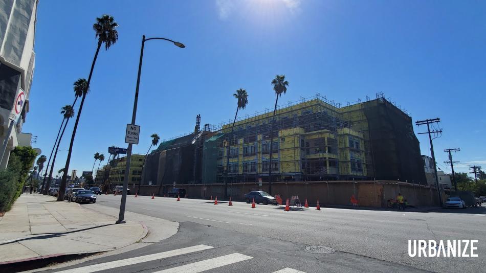 Two-building development takes shape 7500 and 7550 Sunset Boulevard ...