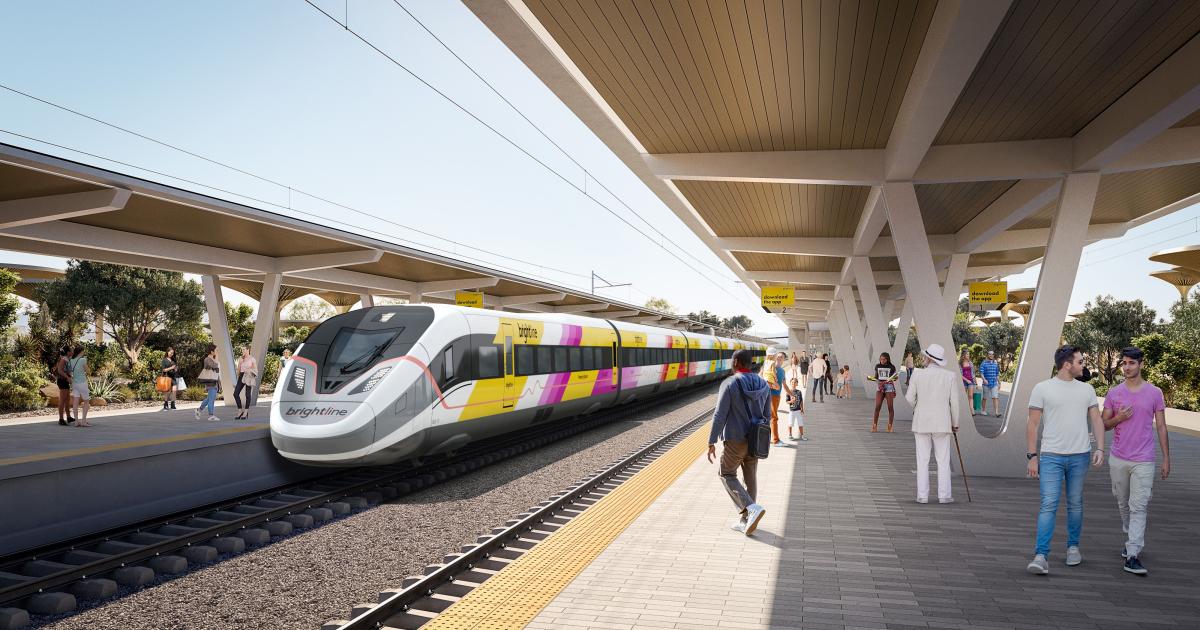 Here's a look at Brightline West's future high-speed trains | Urbanize LA